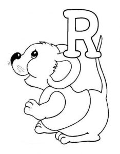 Moldes da letra R para imprimir - Como fazer em casa