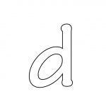 Moldes de letra D para imprimir - Como fazer em casa