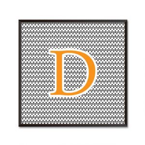 Moldes de letra D para imprimir - Como fazer em casa