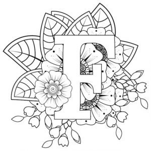 Moldes da letra F para imprimir - Como fazer em casa