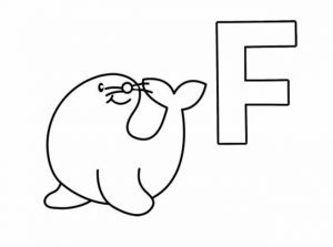 Moldes da letra F para imprimir - Como fazer em casa