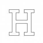 Moldes da letra H para imprimir - Como fazer em casa