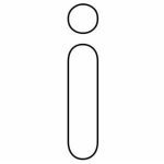 Moldes da letra I para imprimir - Como fazer em casa