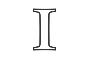 Moldes da letra I para imprimir - Como fazer em casa