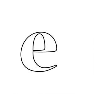 Moldes de letra E para imprimir - Como fazer em casa