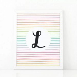 Moldes da letra L para imprimir - Como fazer em casa