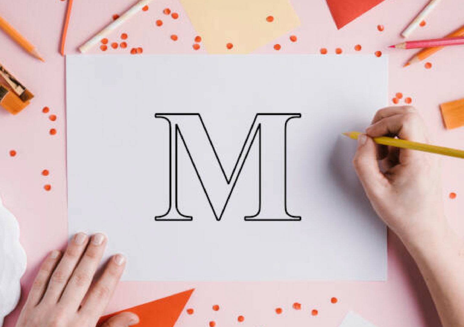 30+ Moldes da letra M para imprimir - Como fazer em casa