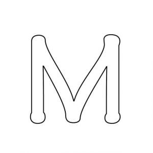 30+ Moldes da letra M para imprimir - Como fazer em casa