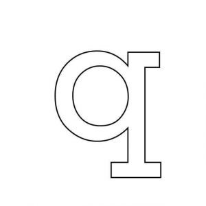 Moldes da letra Q para imprimir - Como fazer em casa