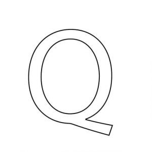 Moldes da letra Q para imprimir - Como fazer em casa