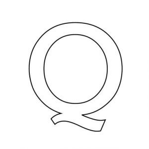 Moldes da letra Q para imprimir - Como fazer em casa