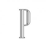 Moldes da letra P para imprimir - Como fazer em casa