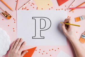 Moldes da letra P para imprimir - Como fazer em casa