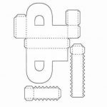 Moldes da letra P para imprimir - Como fazer em casa