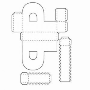 Moldes da letra P para imprimir - Como fazer em casa