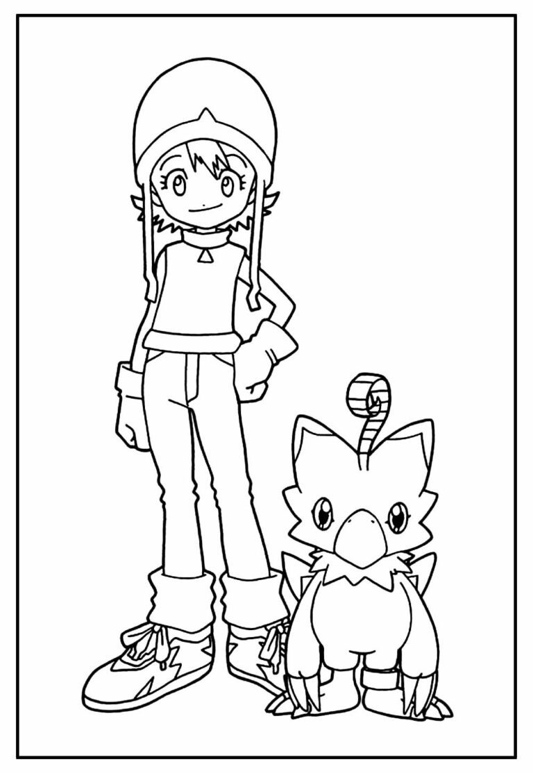 Desenhos de Digimon para colorir e imprimir - Como fazer em casa