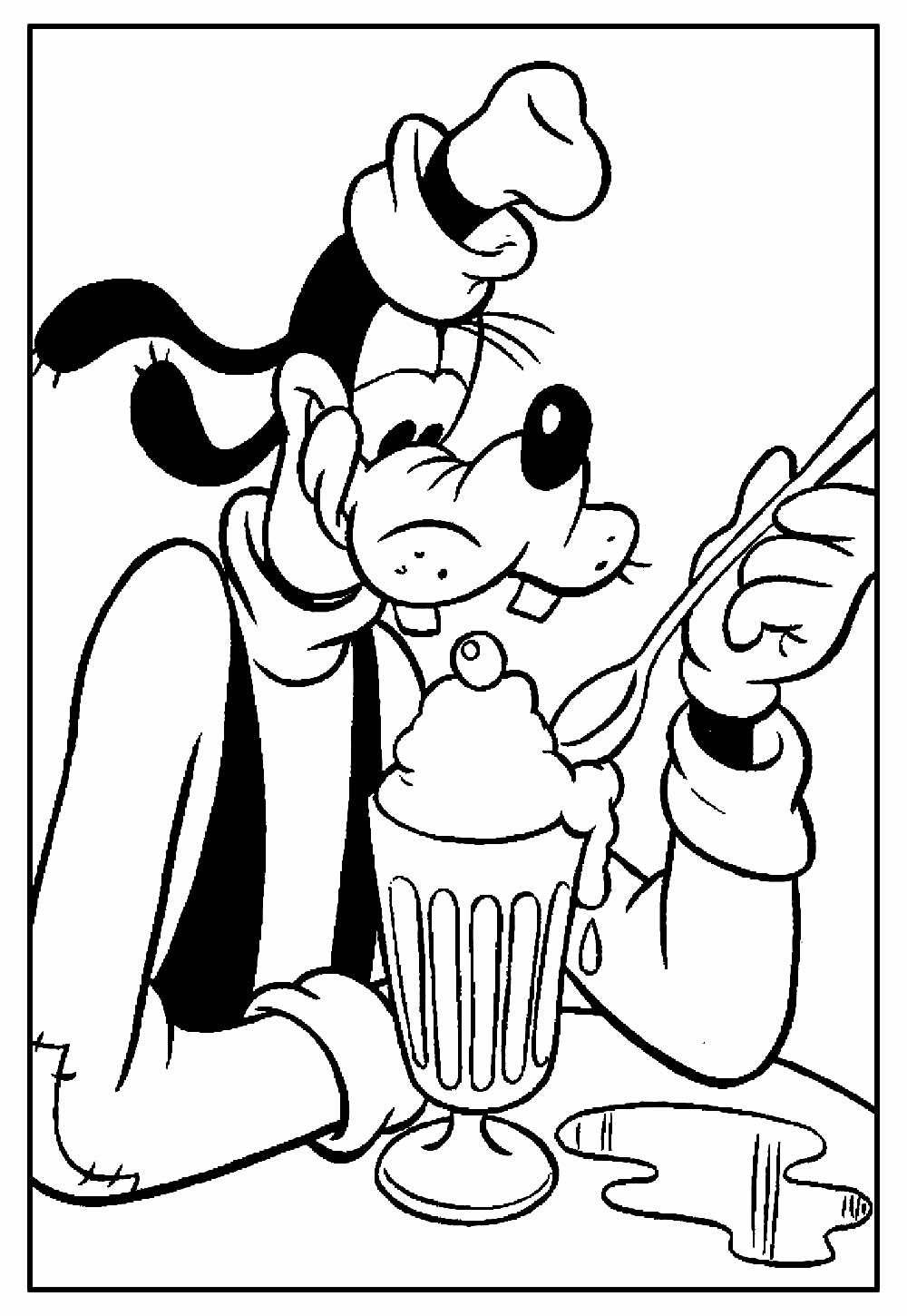 Desenhos do Pateta para colorir e imprimir - Como fazer em casa