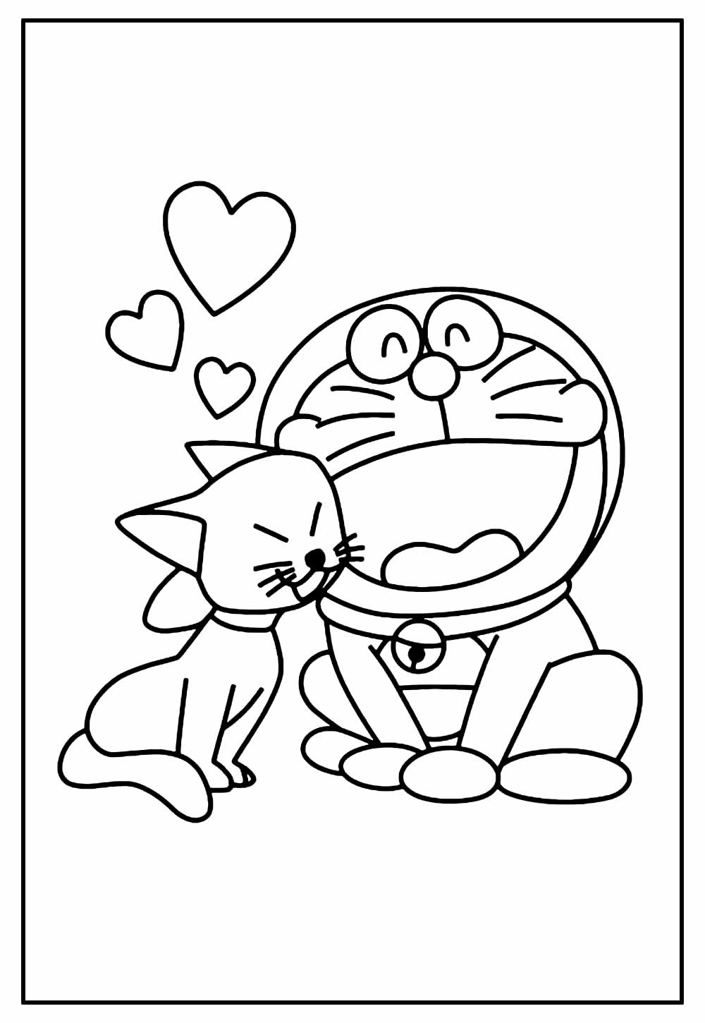 Desenhos de Doraemon para colorir e imprimir