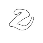 Moldes da letra Z para colorir - Como fazer em casa