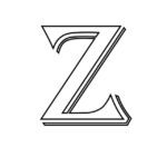 Moldes da letra Z para colorir - Como fazer em casa