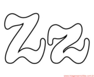 Moldes da letra Z para colorir - Como fazer em casa