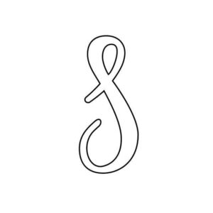 Moldes da letra S para imprimir e colorir - Como fazer em casa