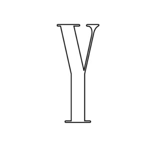 Moldes da letra Y para imprimir - Como fazer em casa