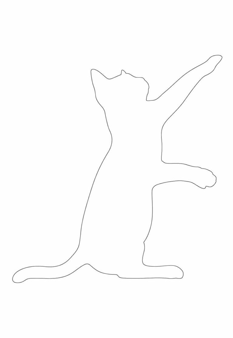 Moldes de Gatos e Gatinhos para Imprimir - Como fazer em casa