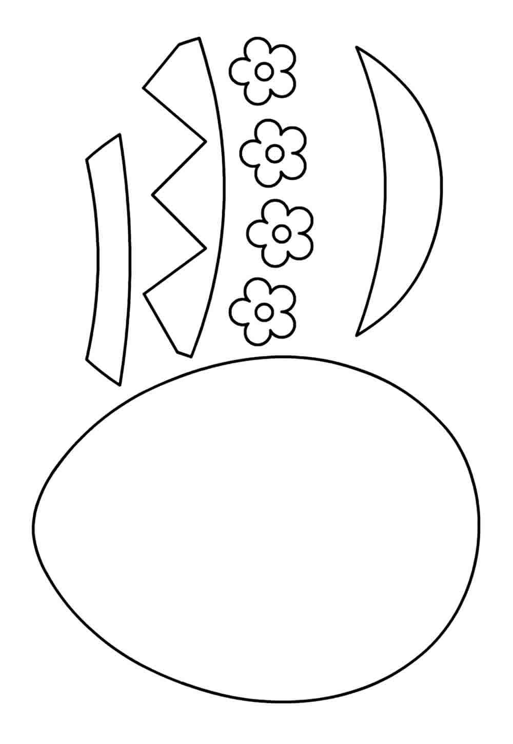 Moldes de Ovo de Páscoa para Decoração e Lembrancinhas