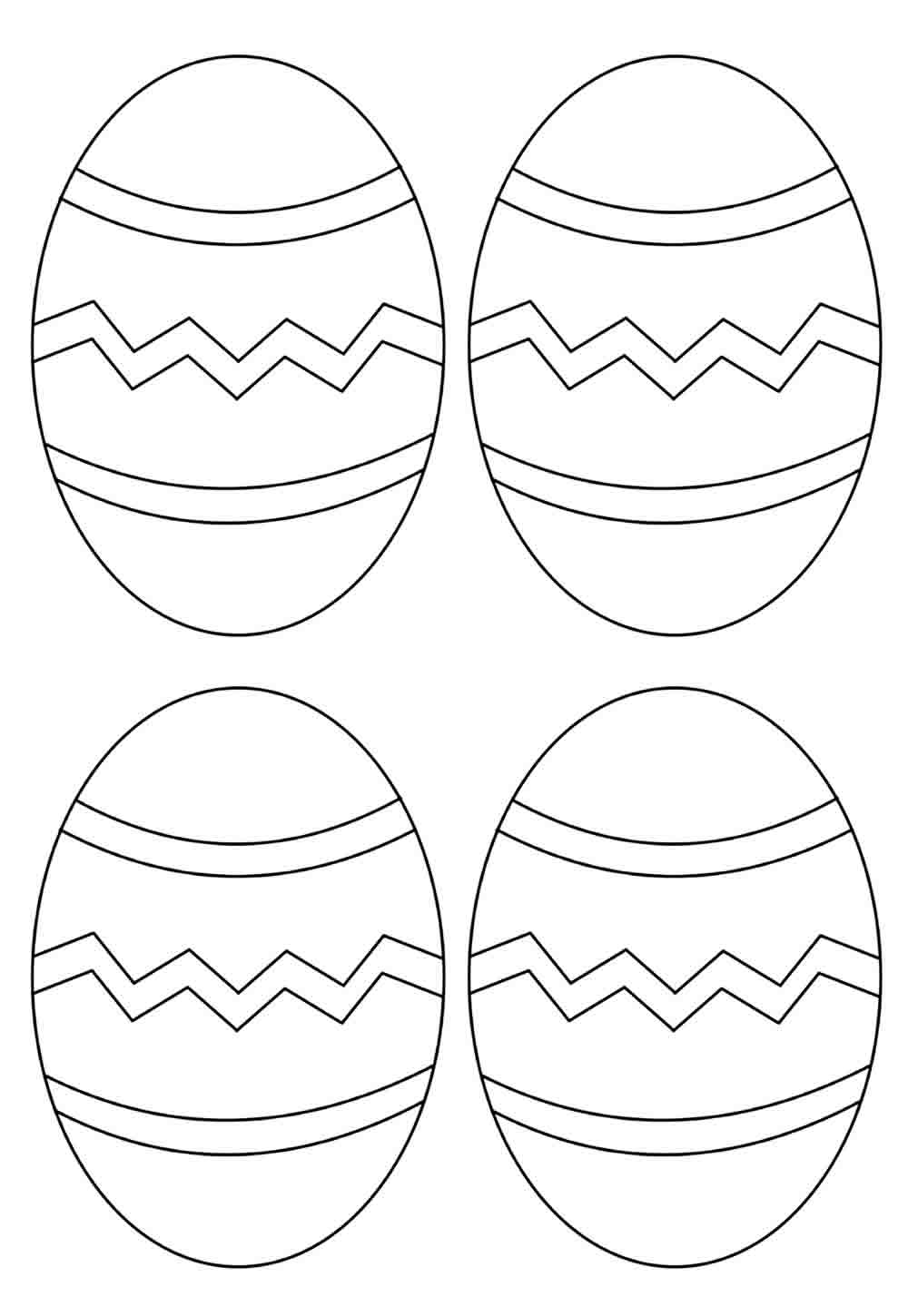 Moldes de Ovo de Páscoa para Decoração e Lembrancinhas