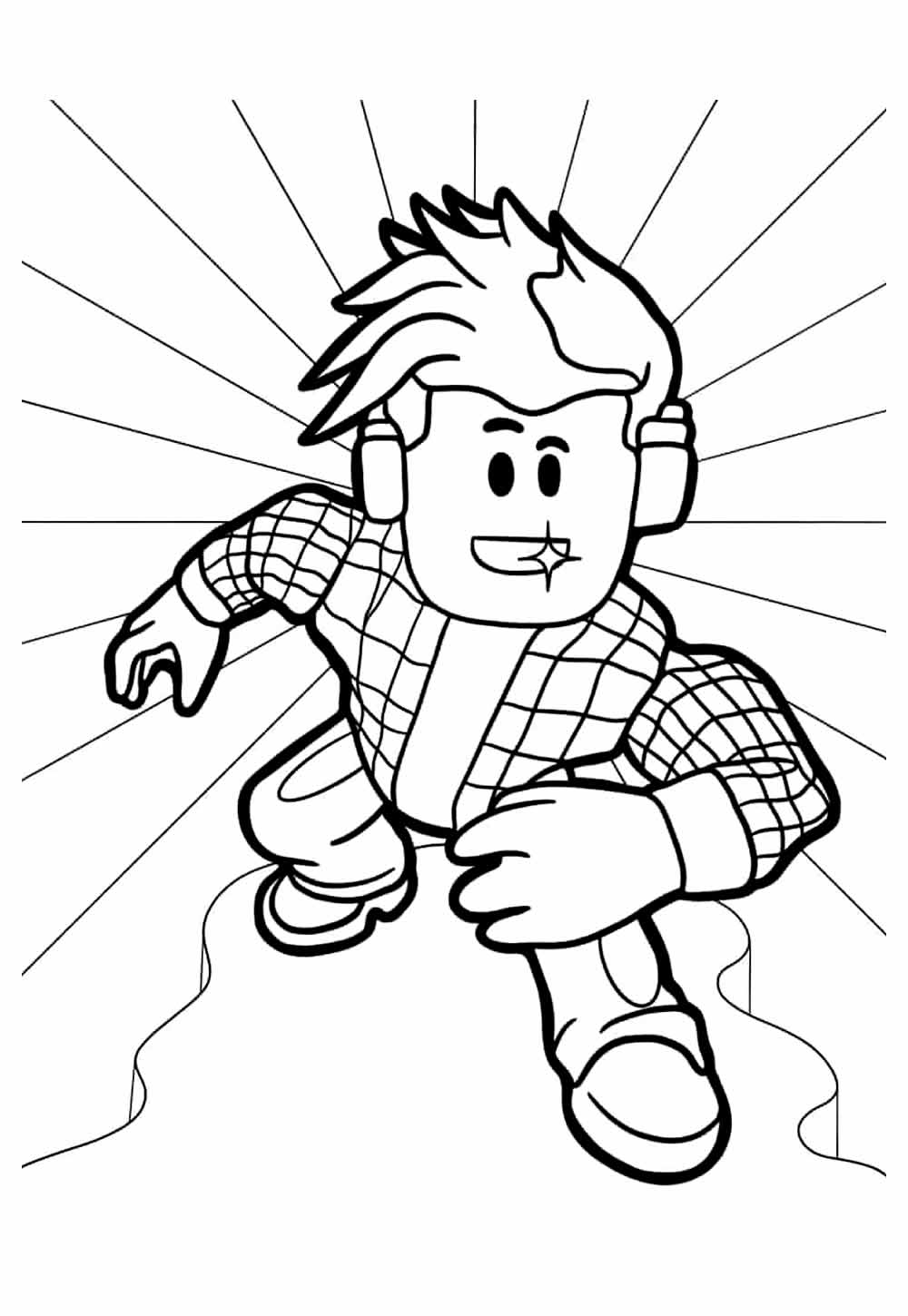 Desenhos de Roblox para pintar e colorir - Como fazer em casa