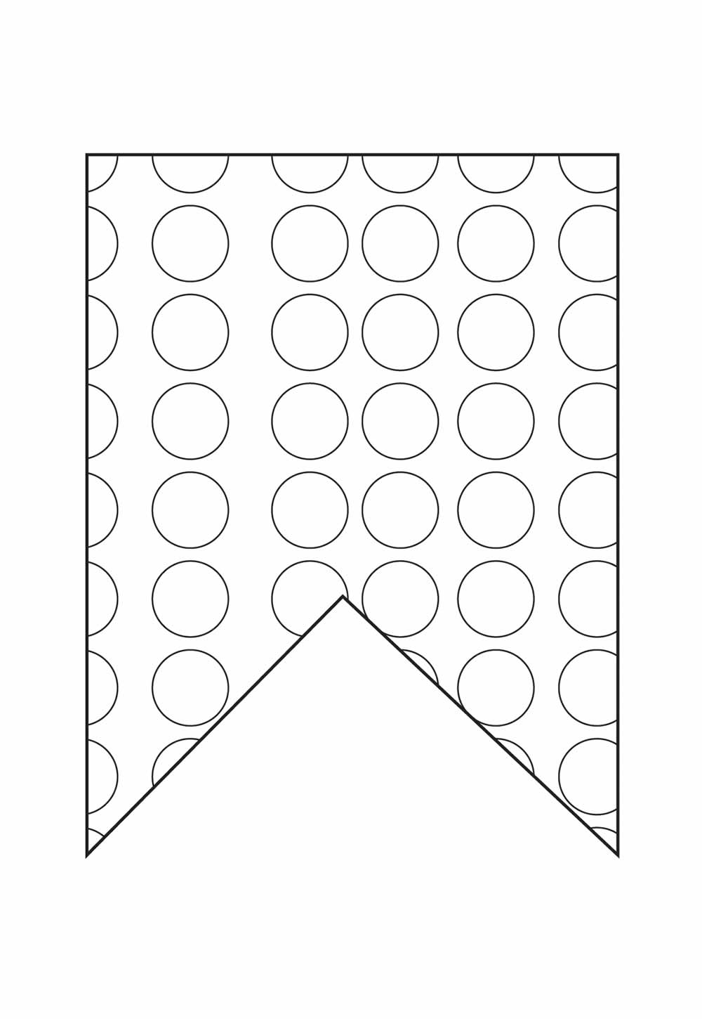 Desenhos de Bandeirinhas para pintar e colorir - Como fazer em casa