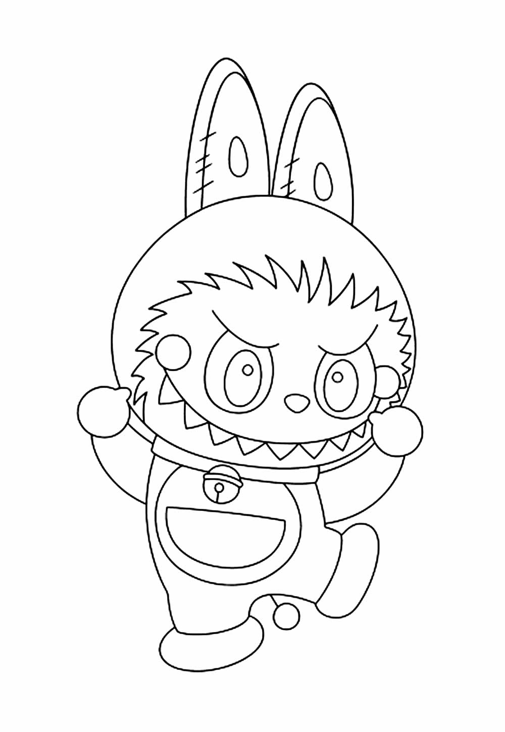 Desenhos de Labubu para pintar e imprimir - Como fazer em casa