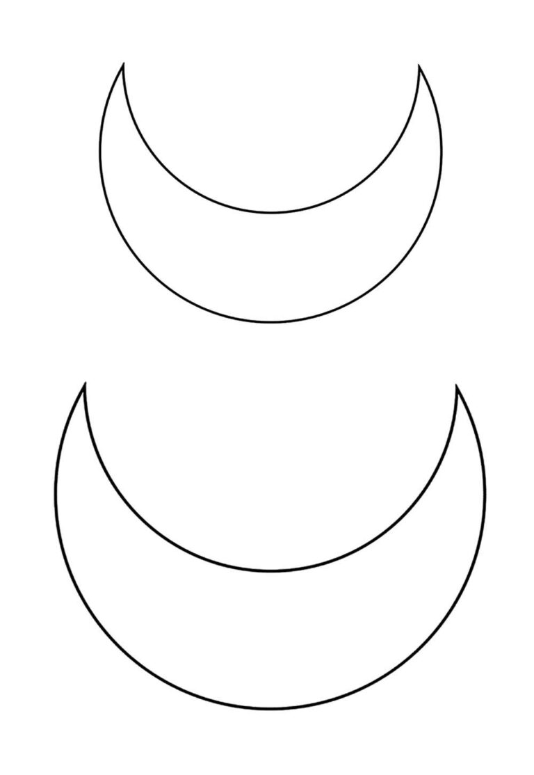 Moldes de Lua para Decoração e Enfeites - Como fazer em casa