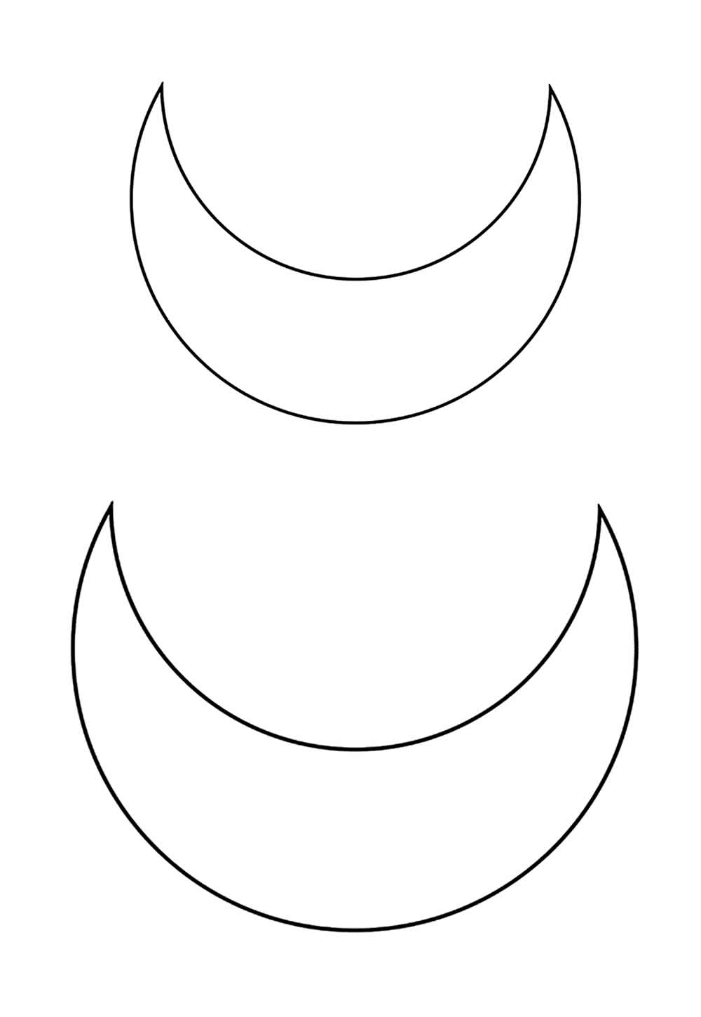 Moldes de Lua para Decoração e Enfeites - Como fazer em casa