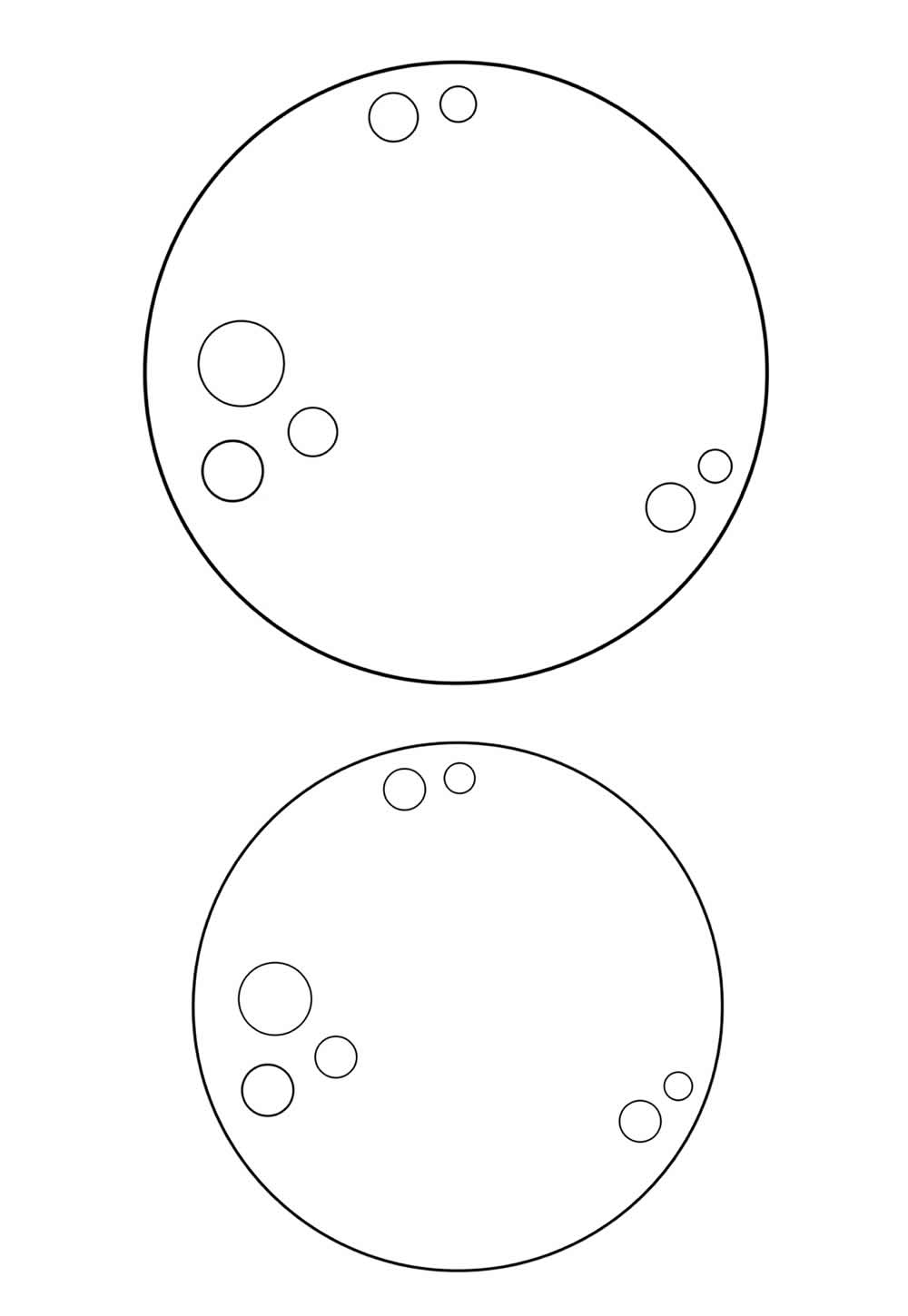 Moldes de Lua para Decoração e Enfeites - Como fazer em casa