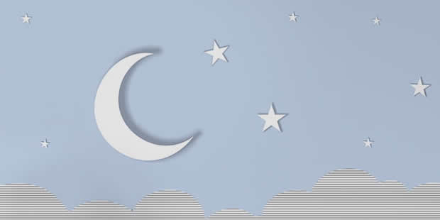 Moldes de Lua para Decoração e Enfeites - Como fazer em casa