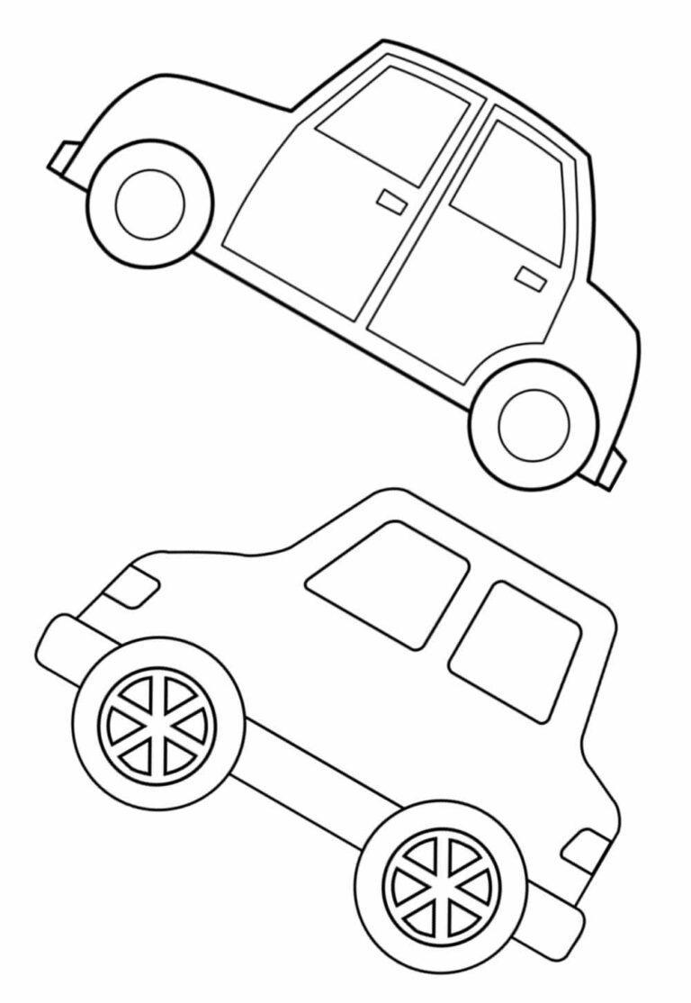 Molde de Carro para Imprimir e Fazer Enfeites - Como fazer em casa