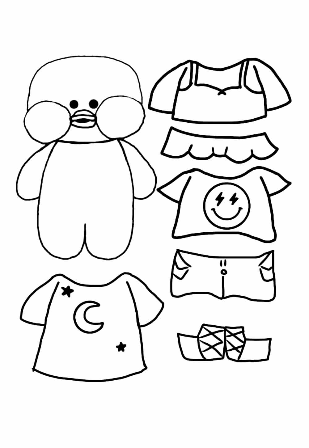 Desenhos de Paper Duck para imprimir e pintar - Como fazer em casa