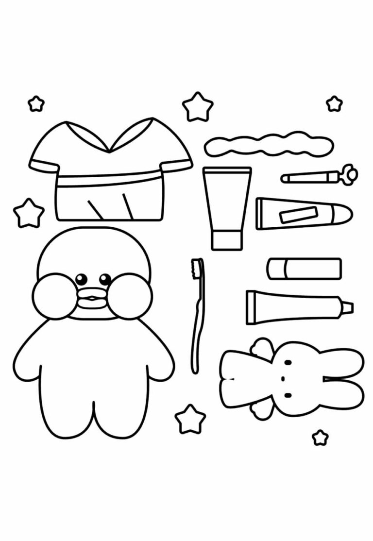 Desenhos de Paper Duck para imprimir e pintar - Como fazer em casa