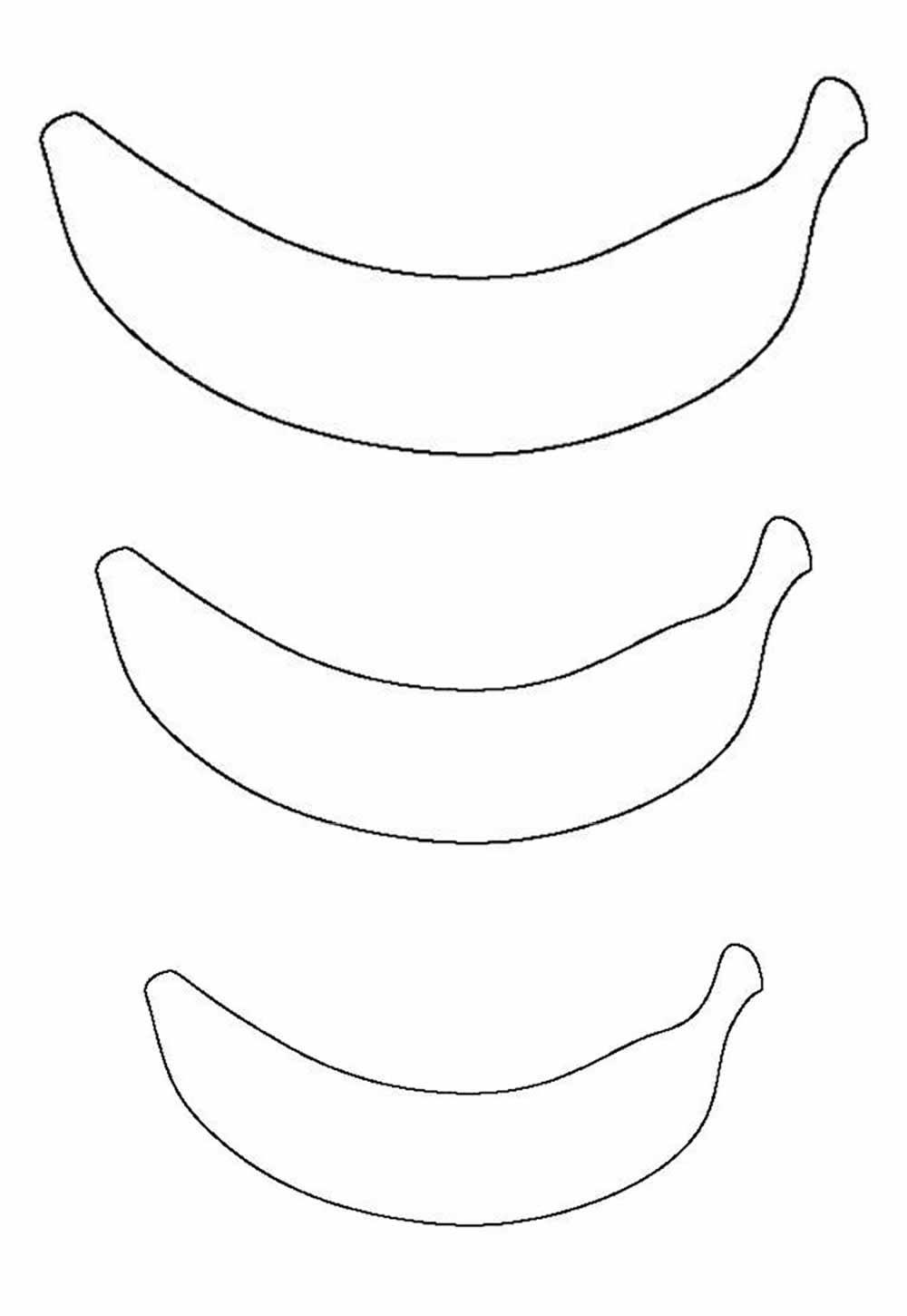 Banana: 12 Moldes para Imprimir - Como fazer em casa