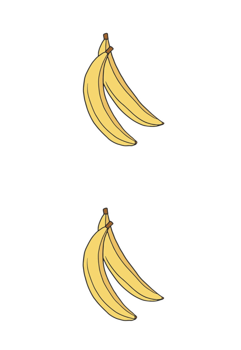 Banana: 12 Moldes para Imprimir - Como fazer em casa