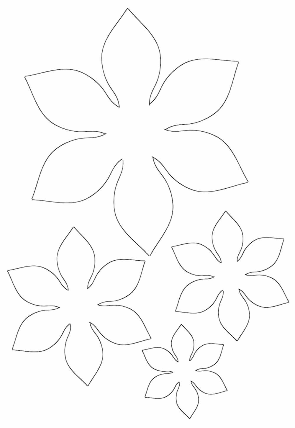 Moldes para Flores de Papel - Como fazer em casa