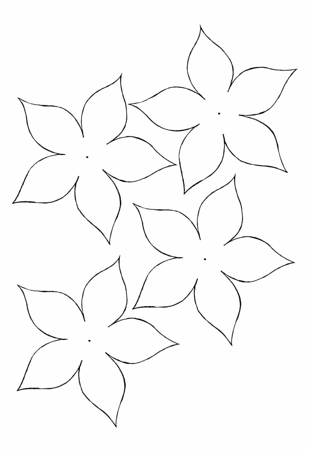 Moldes para Flores de Papel - Como fazer em casa